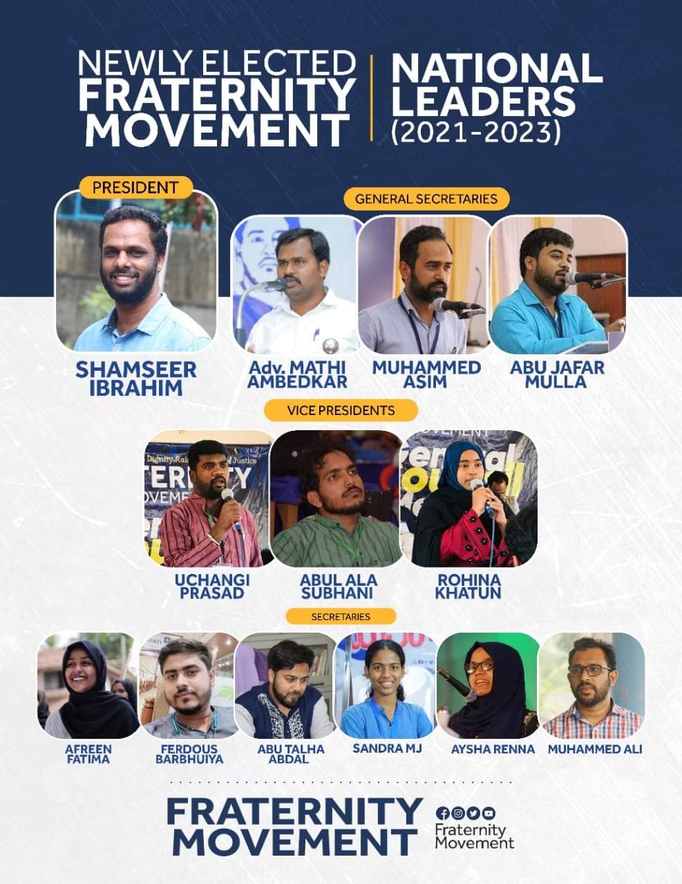 Our Leaders - Fraternity Movement